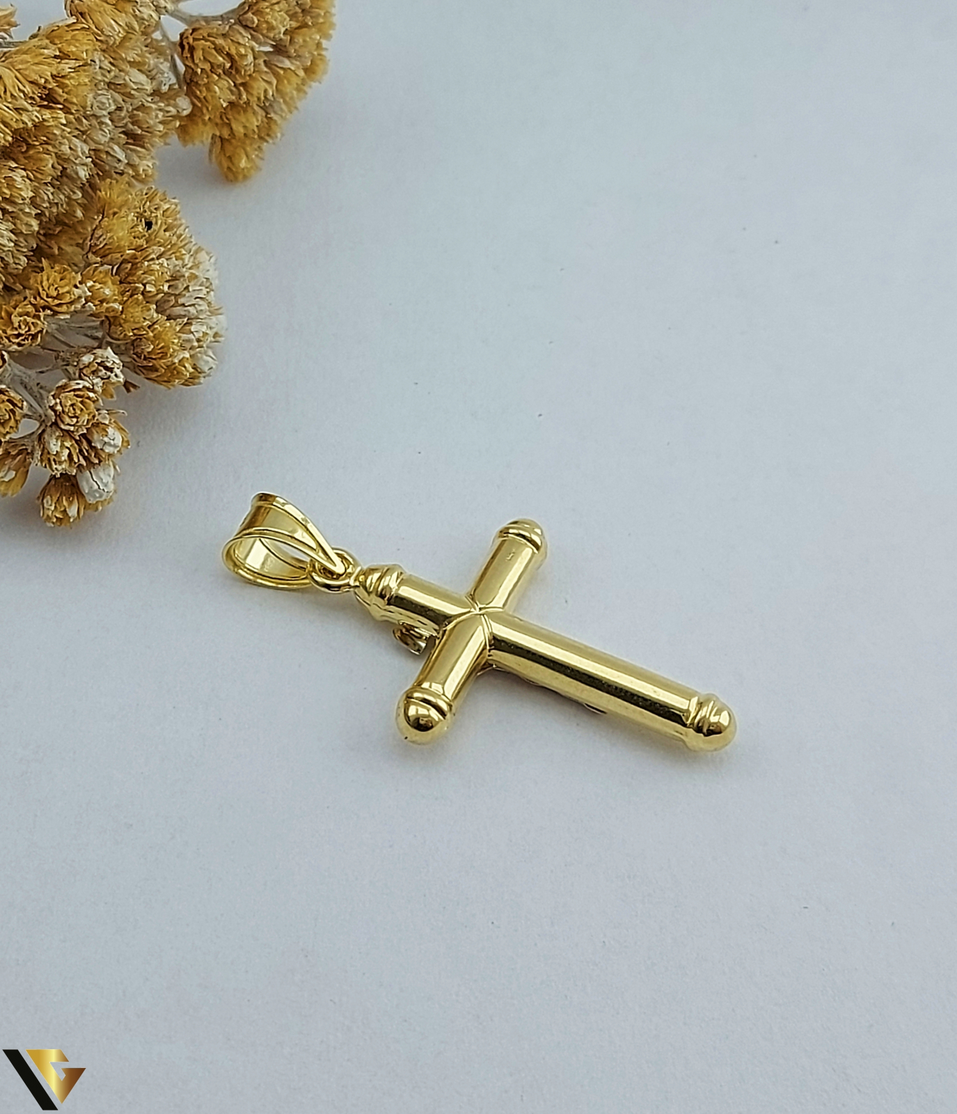 Pandantiv aur 14K Greutate: 1.29 grame Lungime: 36 mm ( cu anou ...