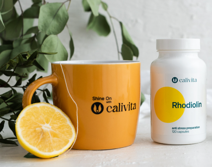 Rhodiolin Calivita (120 capsule) - tonic fizic şi psihic, reduce oboseala,