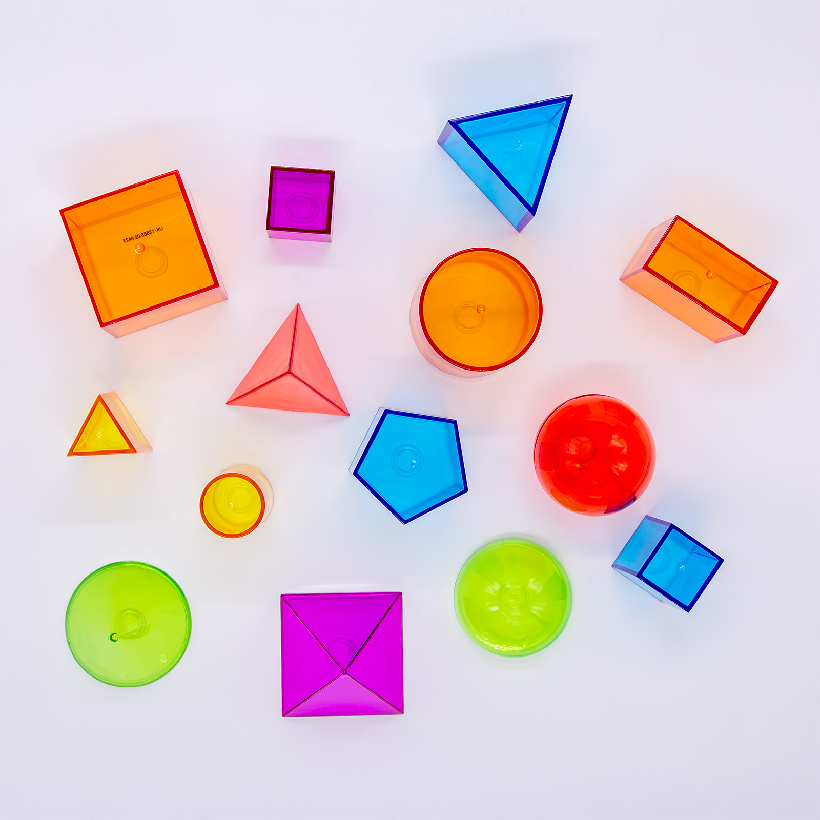 Forme geometrice colorate - 14 buc