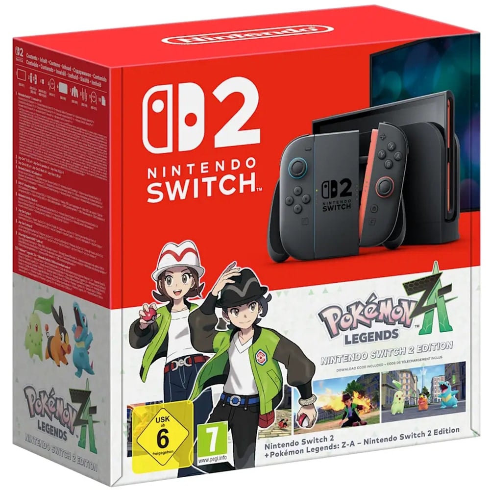 Consola NINTENDO Switch 2, Joy-Con Light Red/Light Blue + Pokemon ...