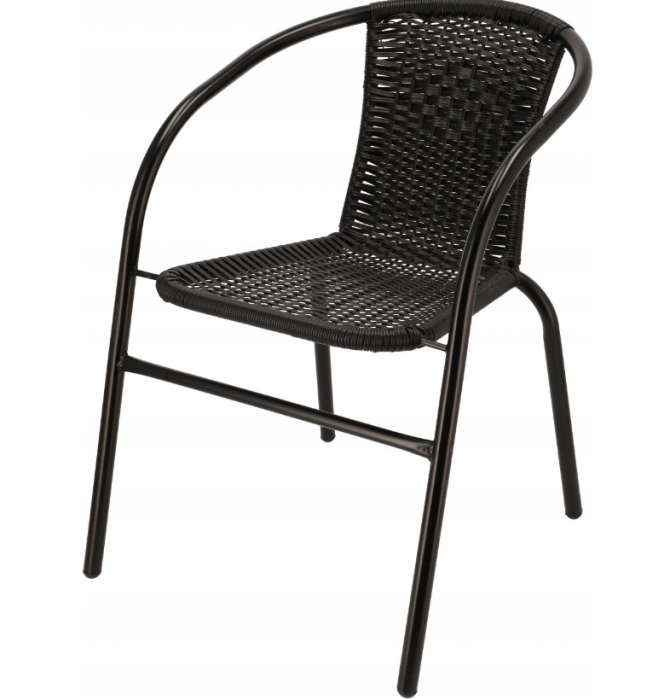 SCAUN PENTRU TERASA/BALCON, NEGRU