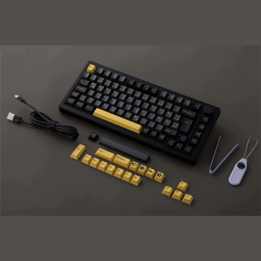 Tastatura mecanica gaming, AKKO PC75B Plus, wireless, RGB, 2.4Ghz ...