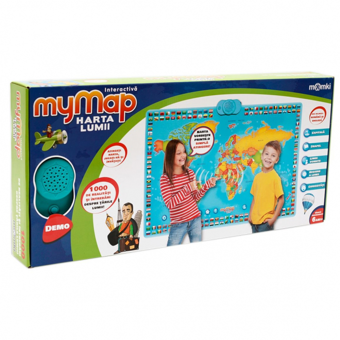 Harta Interactiva a Lumii Momki - In romana si engleza