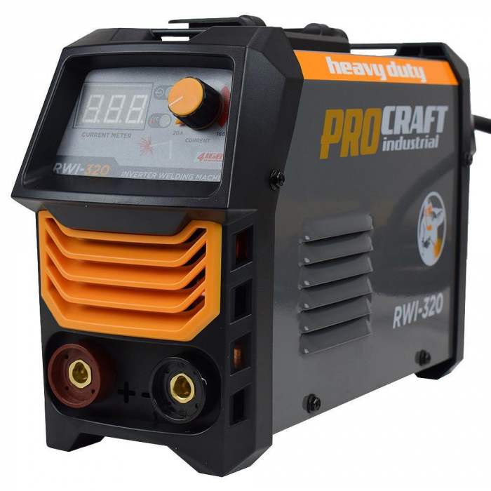 Invertor de sudura profesional Procraft RWI 320, 320 A, 1.6 - 5 mm