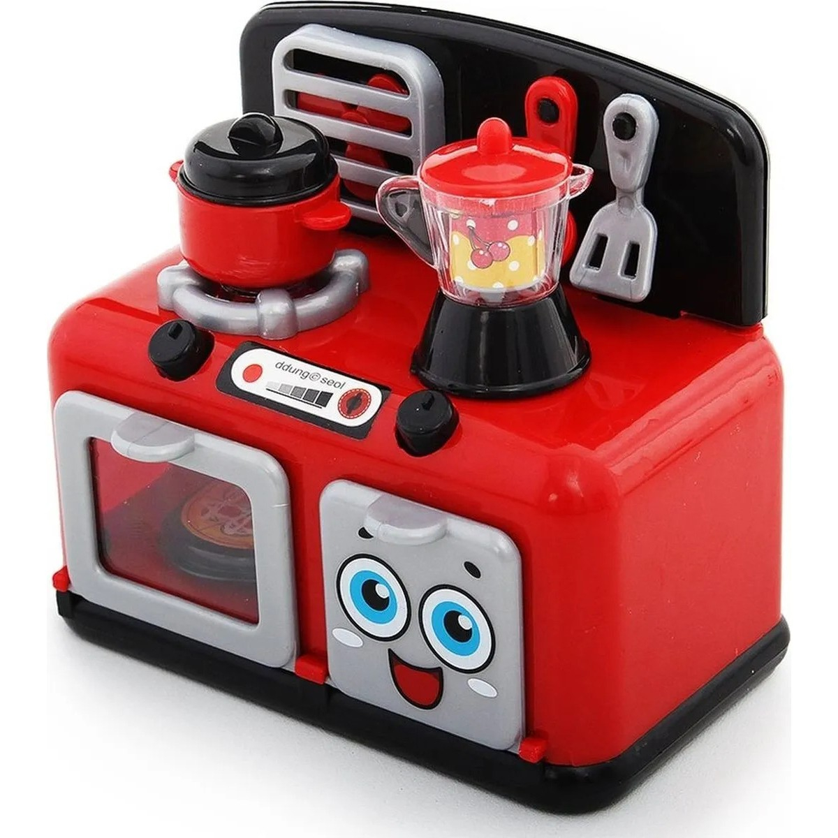 Set de joaca mini bucatarie, aparate de uz casnic mici, 6 piese, pentru ...