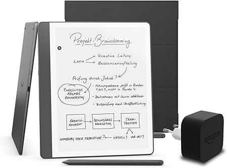 Amazon Kindle Scribe 2024 eBook Reader, 16GB, Premium Pen, Tungsten ...