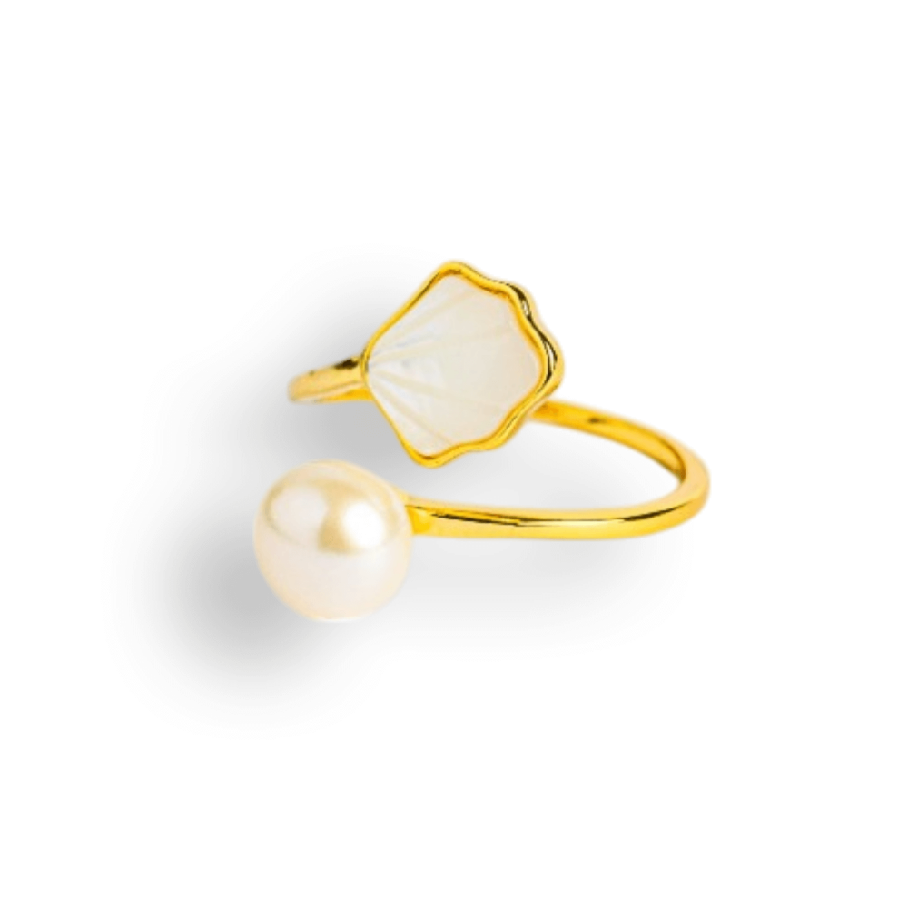 Inel cu perla si sidef natural – Eleganta si feminitate autentica