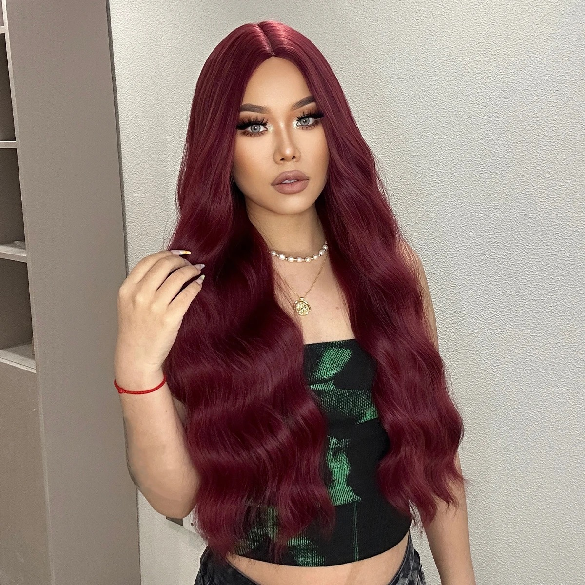 Peruca C870 Roscata Visina Visinie Ondulata Creata