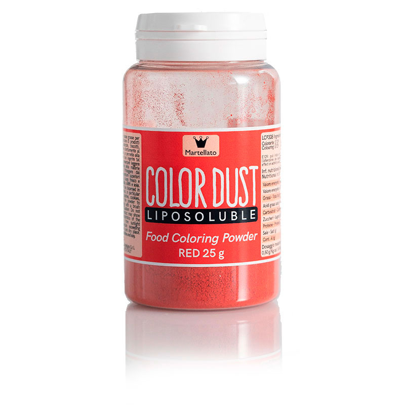 Colorant Alimentar Liposolubil Pudra, Rosu-Coral fara E171, 25 gr