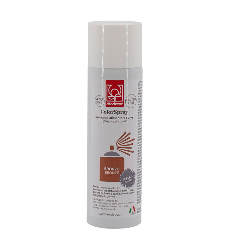 SPRAY Bronz Perlat - Colorant Alimentar Liposolubil fara E171, 250 ml ...
