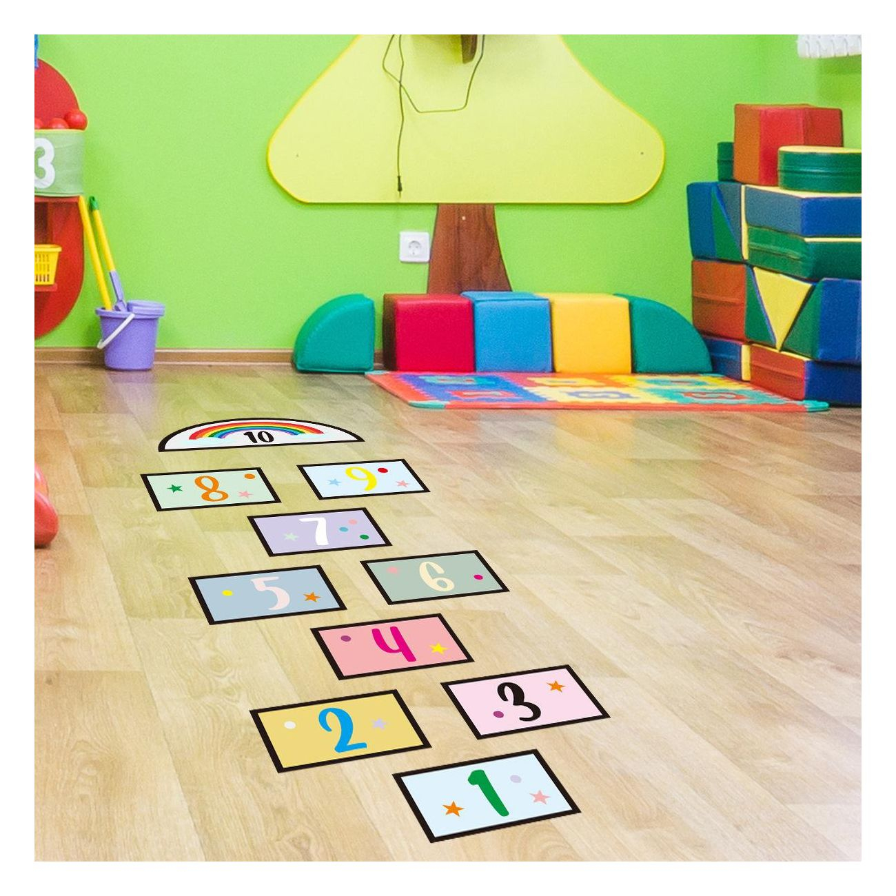 Joc pentru copii prescolari, Sotron Mini, din autocolant autoadeziv ...