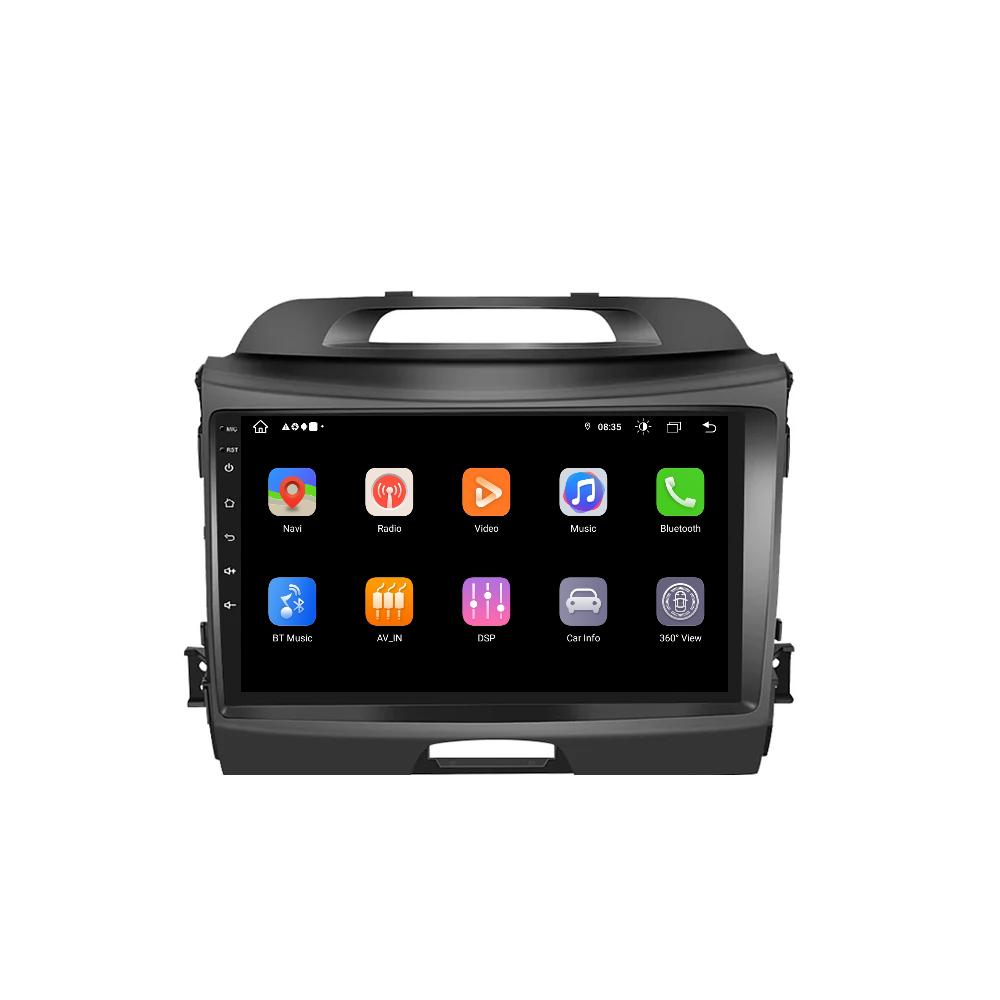 Navigatie Kia Sportage (2010-2016), cu Android 12, 4GB 64GB, SIM 4G ...
