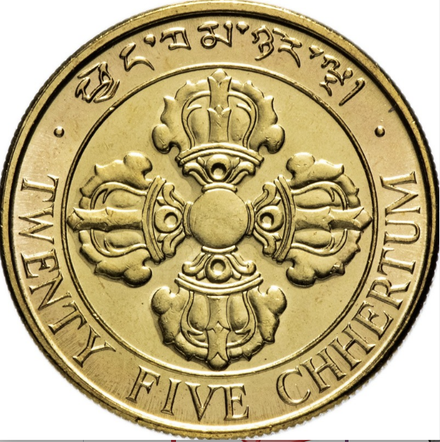 Bhutan 25 Chertum 1979, Peste, UNC