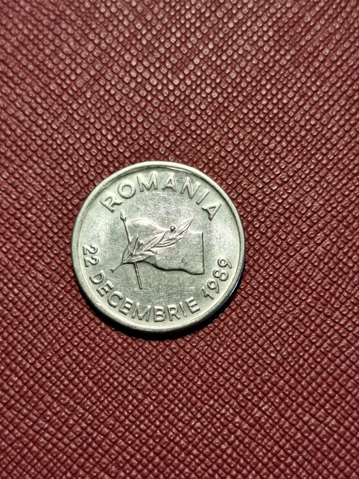Romania, moneda 10 lei 1991