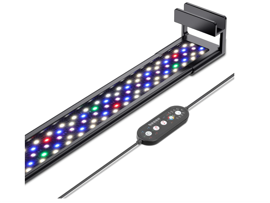 Lampa LED pentru acvariu de 120-132 cm, HYGGER, cu 10 culori ...