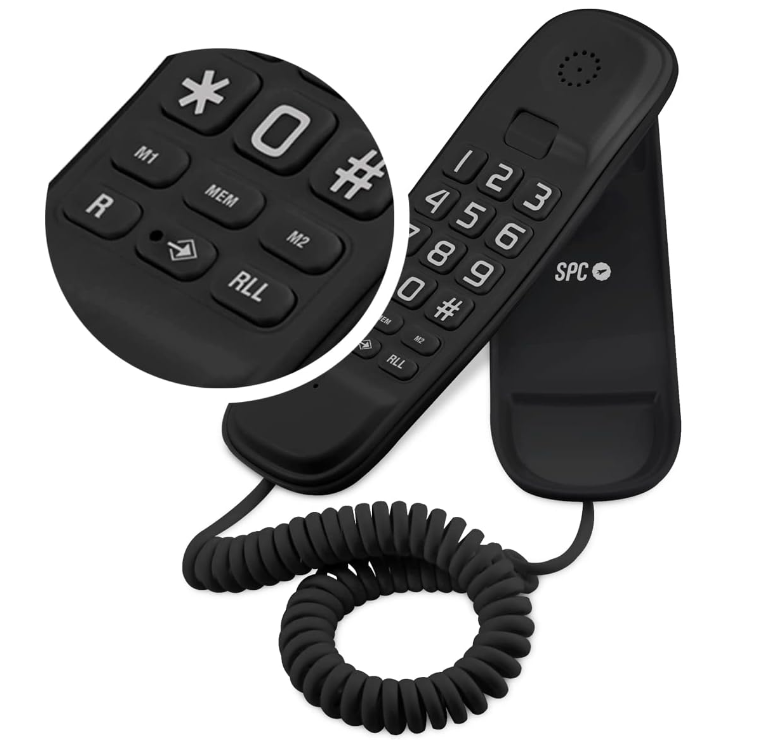Telefon cu fir SPC Original Lite DECT, negru - RESIGILAT ️ eSecond