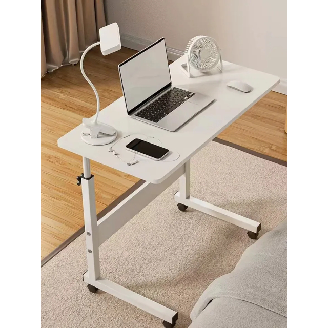 Masa laptop multifunctionala, inaltime reglabila, cadru metalic, cu ...