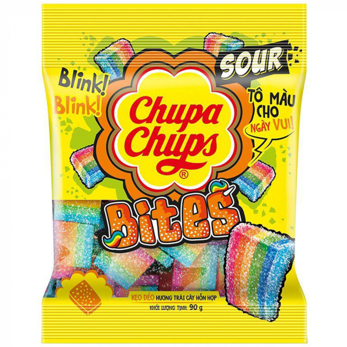 Chupa Chups Sour Bites VNM 90g
