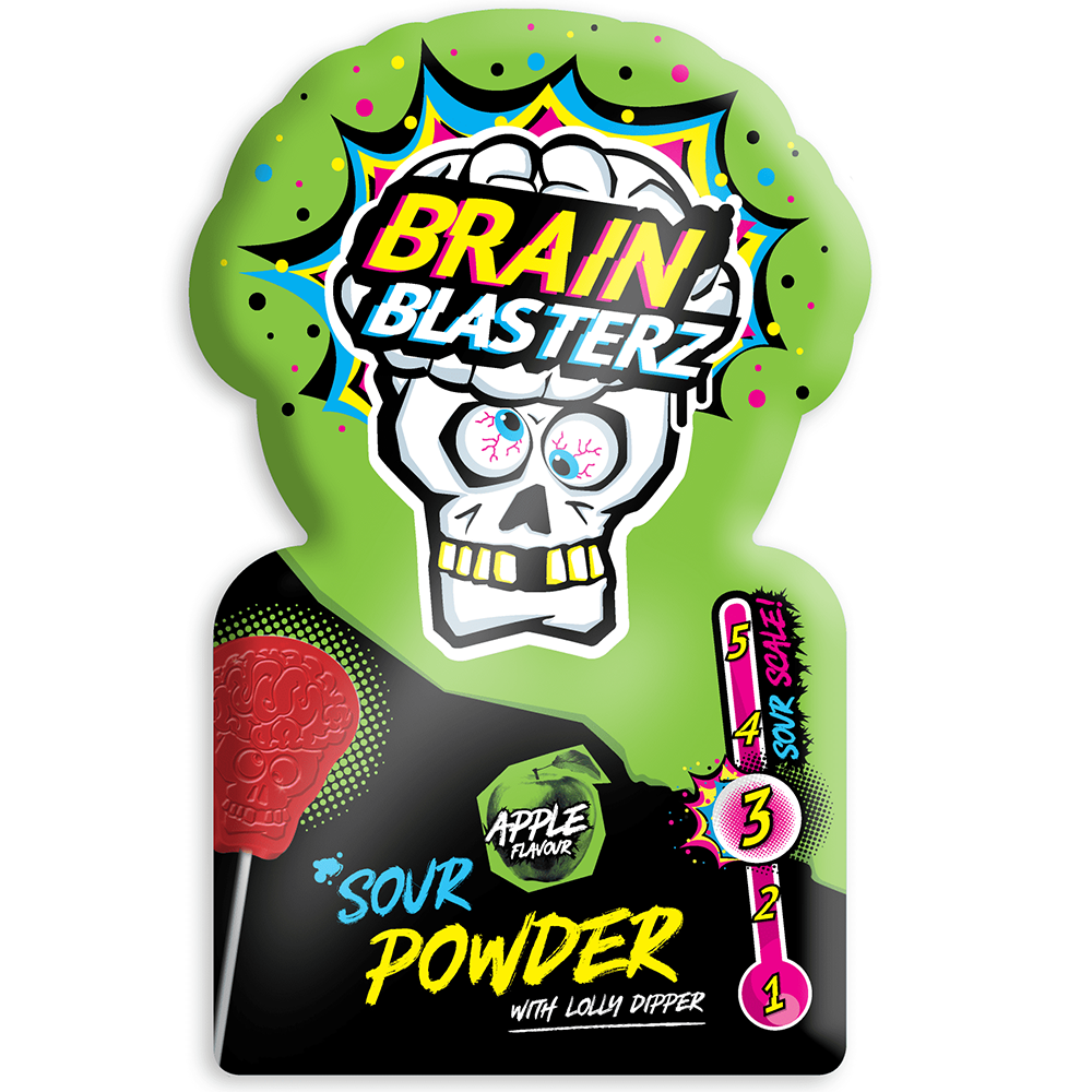 Brain Blasterz Sour Powder Dipper Apple UK 10g