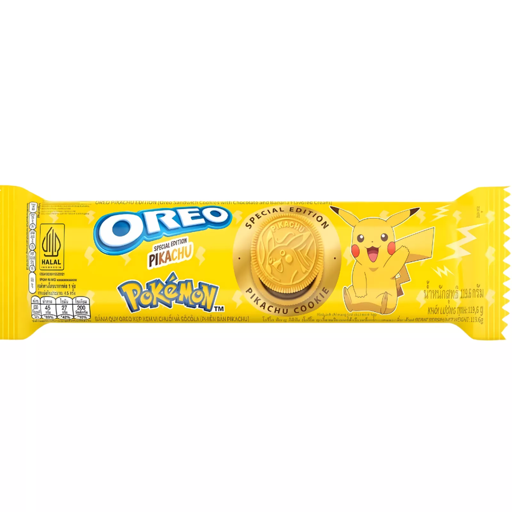 Oreo Pokemon Banana Chocolate VNM 119.6g