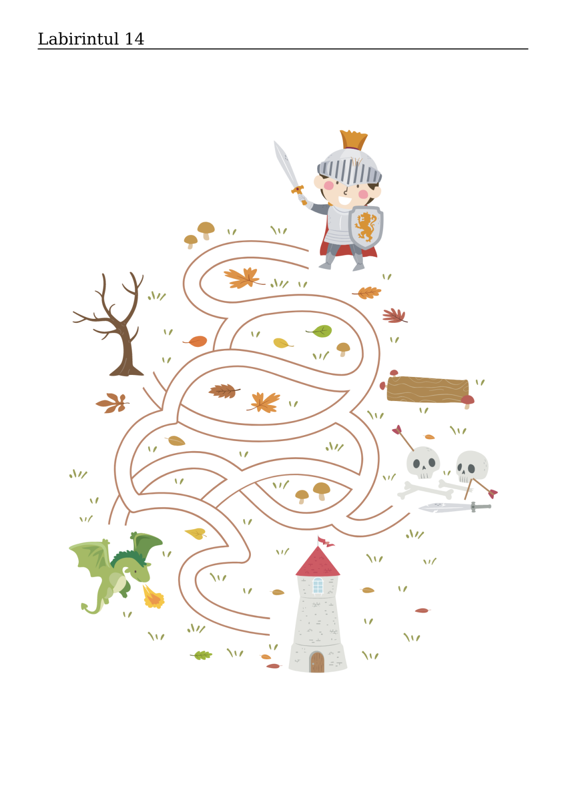 Caiet cu labirinturi si activitati logice copii 3-7 ani