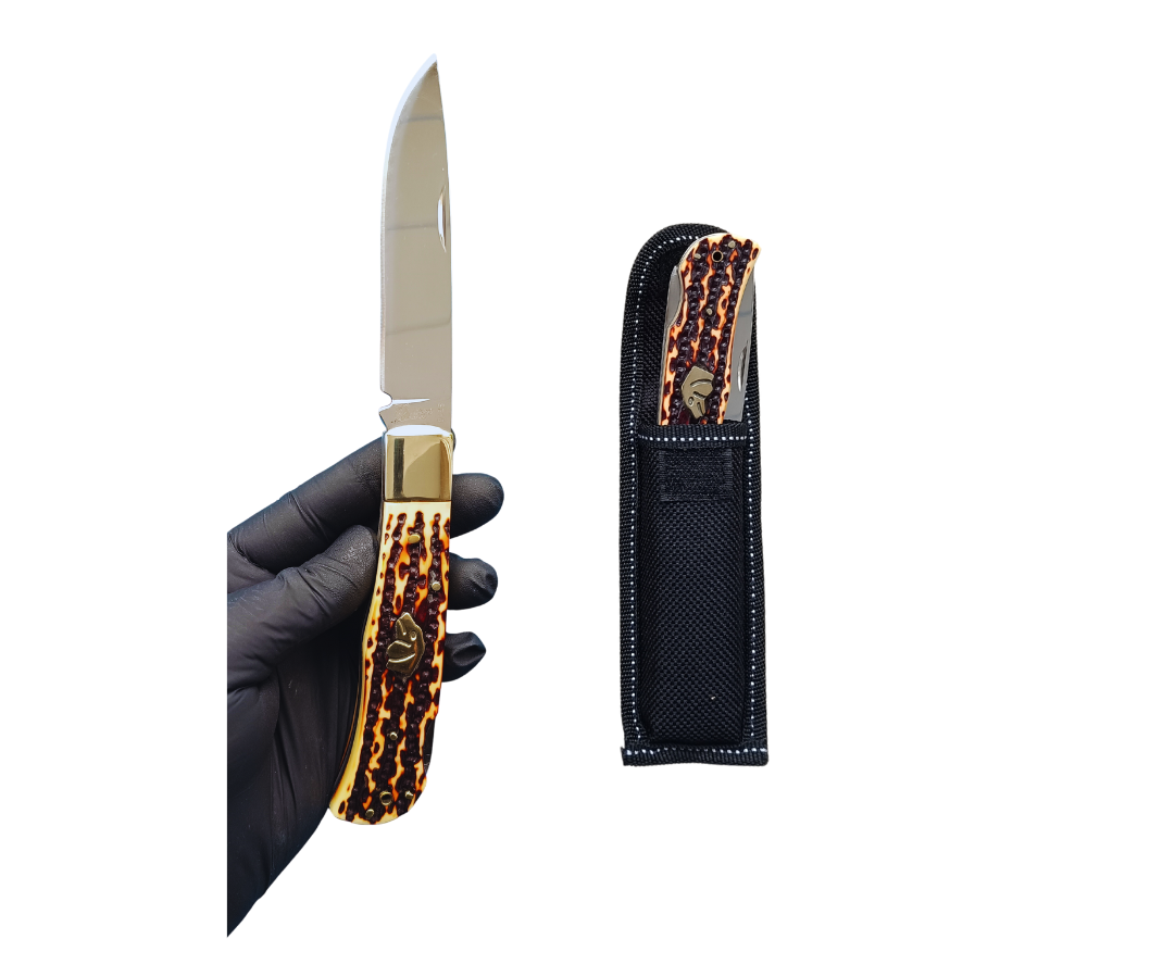 SET 2 PIESE CUTIT SI BRICEAG MODEL IMITATIE CORN CERB