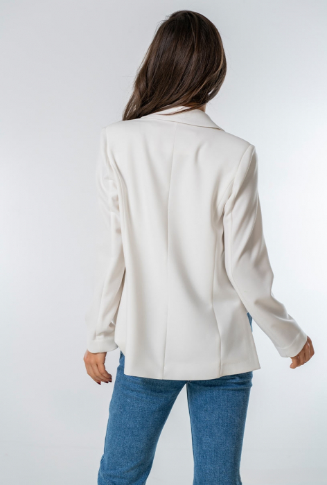 Sacou Dalia alb Casa Hermosa