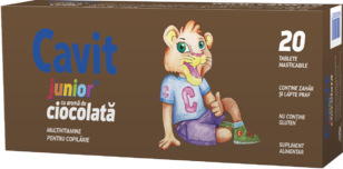 Cavit junior ciocolata 20cpr - Biofarm