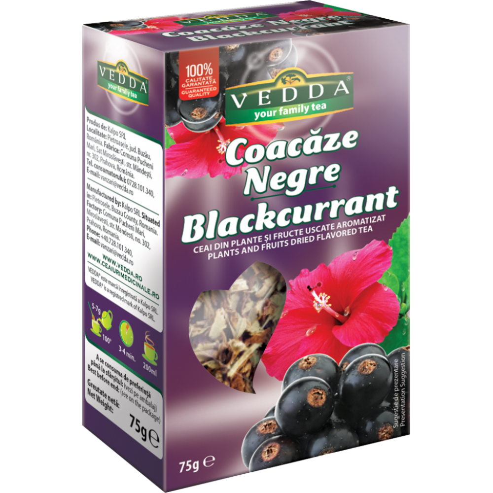 Coacaze negre 75gr - Vedda
