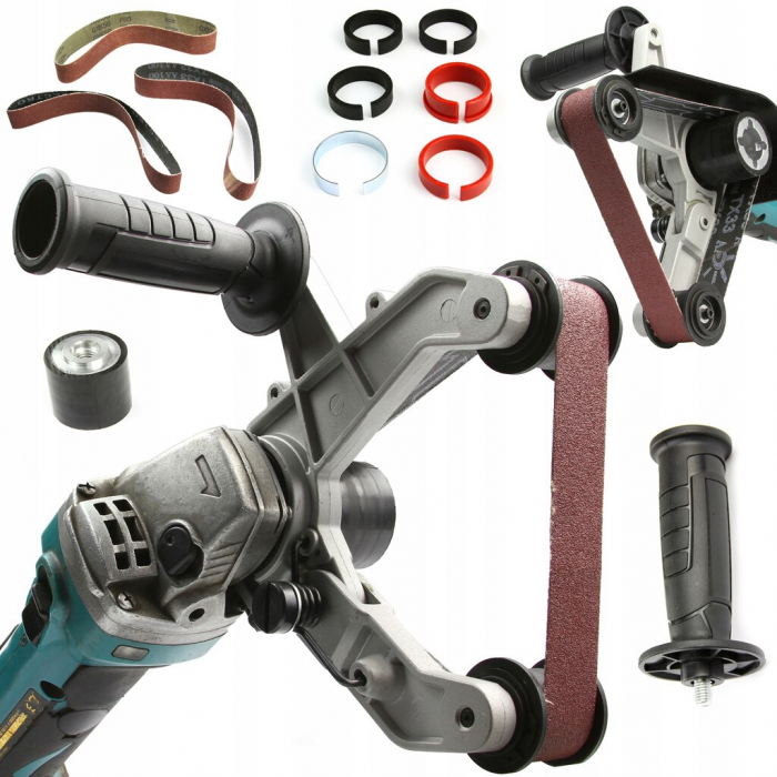 Adaptor flex polizor slefuit tevi cu banda accesoriu polizor unghiular ...