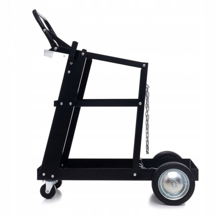 Carucior masa pentru aparat sudura manevrare pe roti cu rafturi suport ...