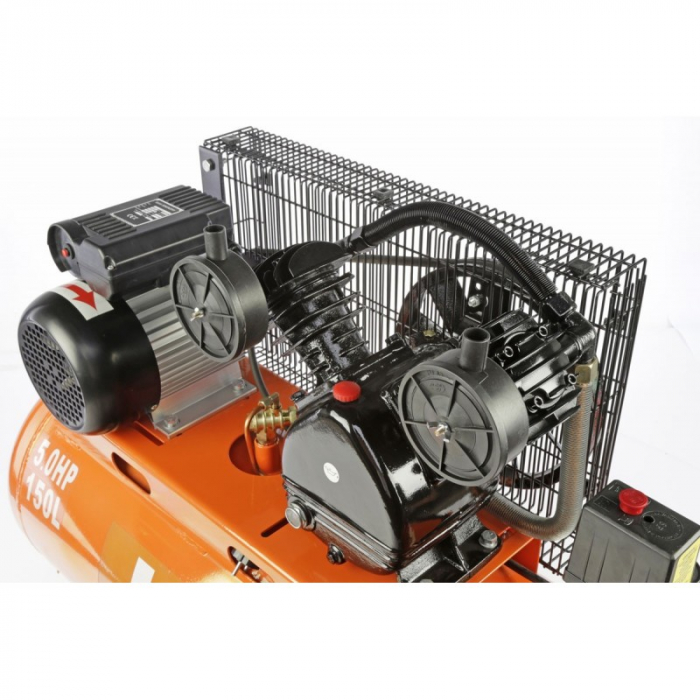Compresor aer comprimat 150L 5.1CP 2 cilindri 660L min (LXC150-2-230V)