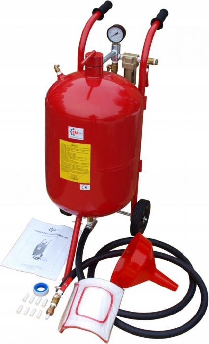 Statie mobila de sablare profesionala cu nisip mobila 38L aparat masina ...