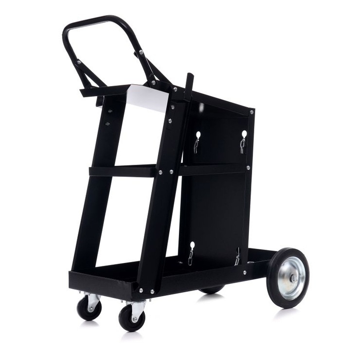 Carucior masa pentru aparat sudura manevrare pe roti cu rafturi suport ...