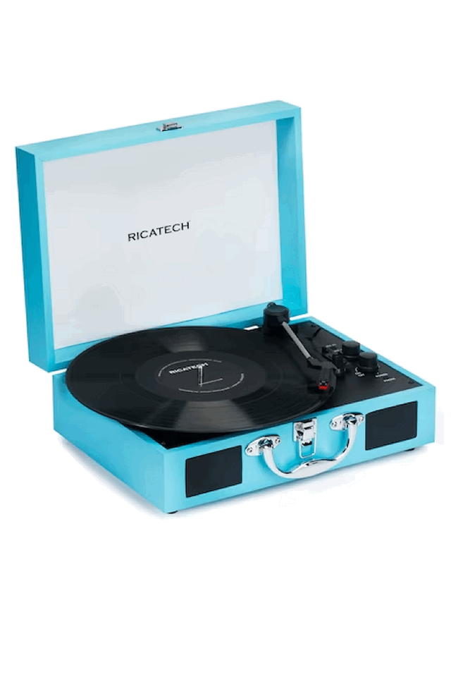 Pick-Up Portabil Ricatech RTT21 Advanced, Tip valiza, Bluetooth, Boxe ...