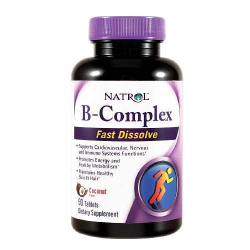 Vitamine Natrol B Complex Fast Dissolve, 90 tabs