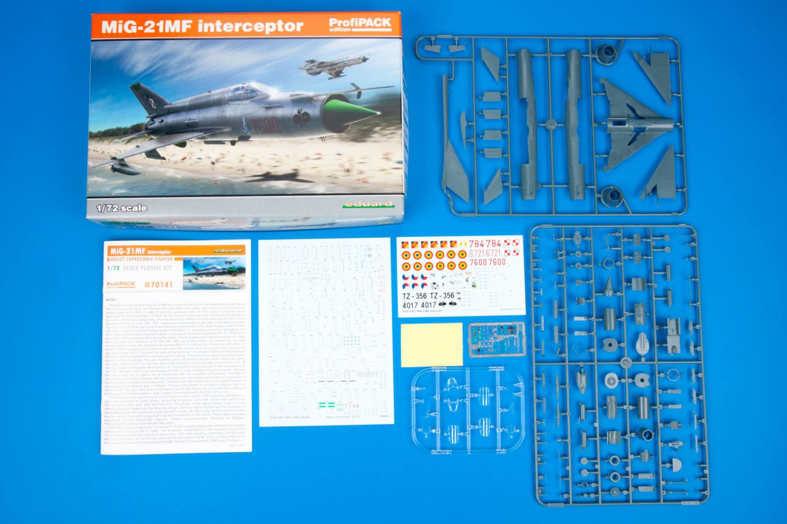 Eduard 70141 - MIG-21 MF Interceptor Profipack 1:72