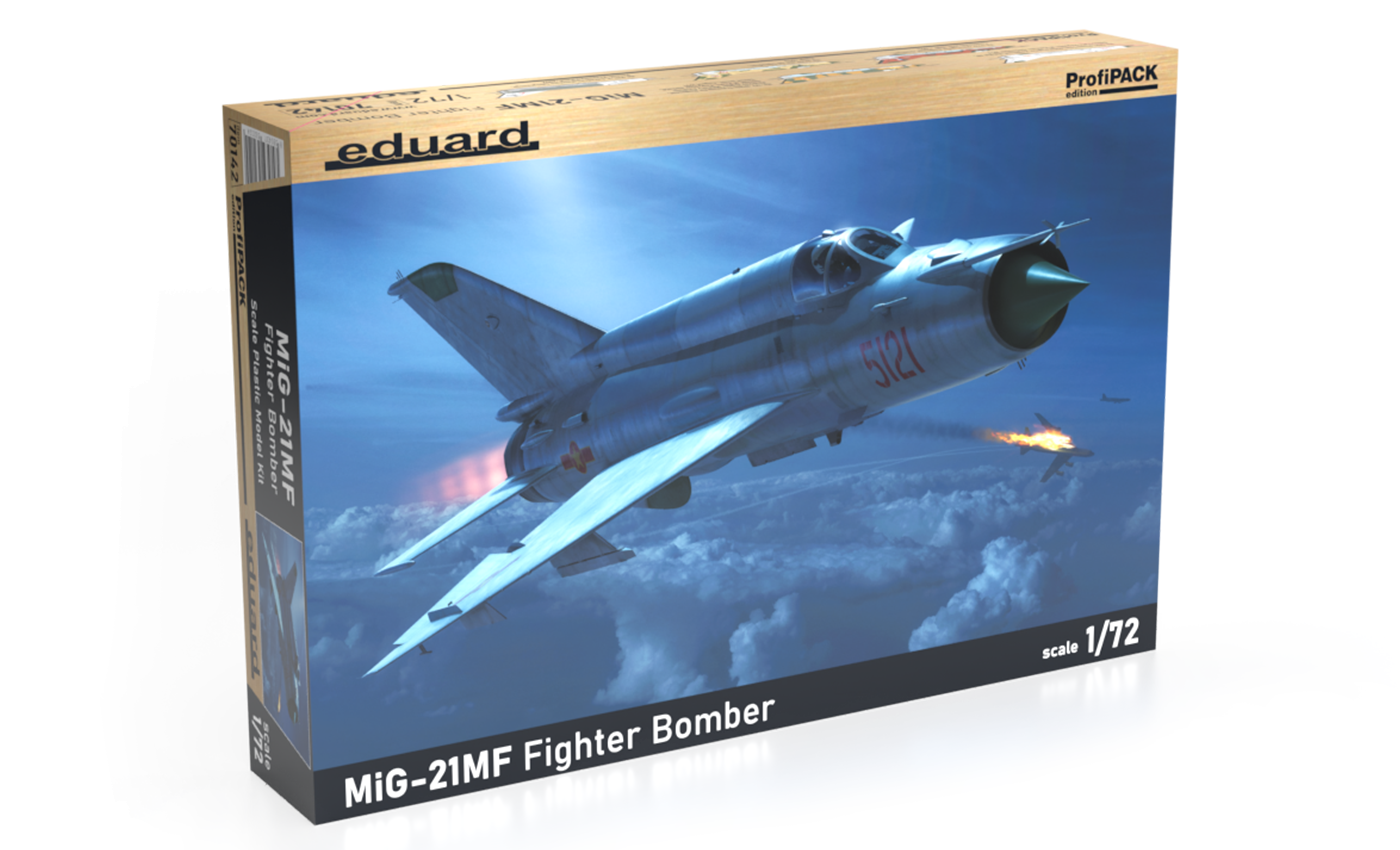 Eduard 70142 - 1:72 MiG-21MF Fighter Bomber Profipack