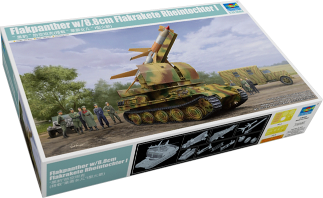 Trumpeter 09532 - 1:35 Flakpanther w/8.8cm Flakrakete Rheintochter I