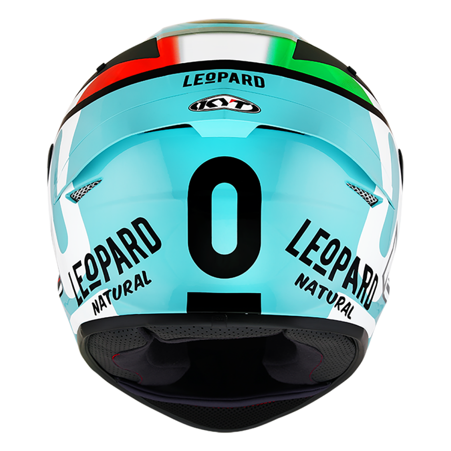 Casca moto KYT TT-Course Leopard Replica Tricolore - InCorsa