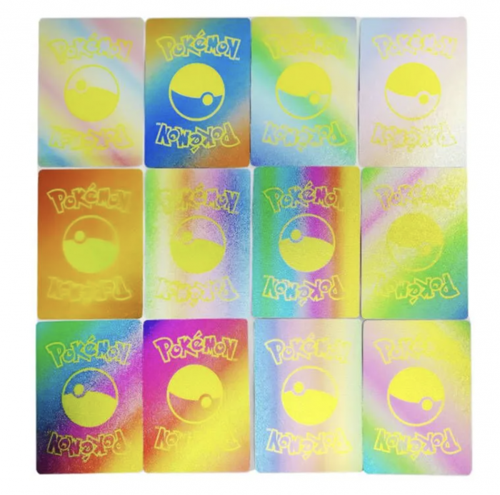 Set 55 cartonase multicolor golden Pokemon, Krista