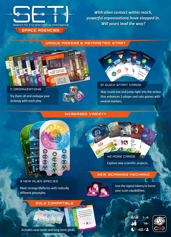 SETI: Space Agencies – Extensie joc SETI | Lex Hobby Store
