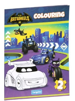 Carte de colorat Batwheels 2