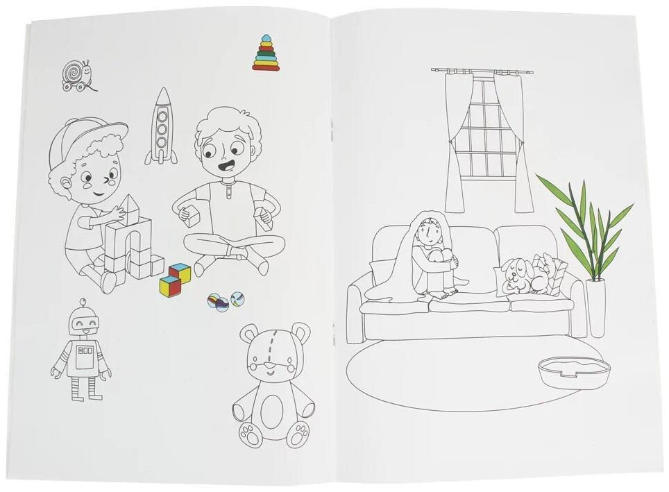 Carte de colorat Colorfun Home