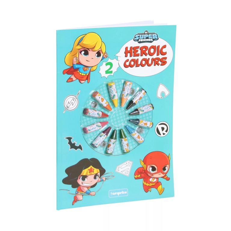 Carte de colorat DC Super Friends Heroic Colours 2