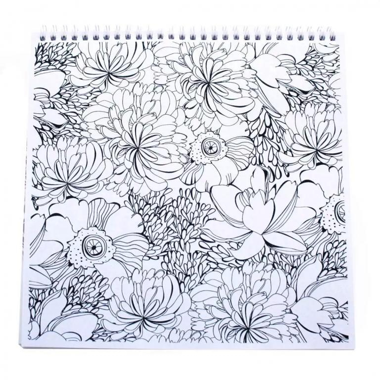 Carte de colorat pentru adulti Terapia de Cor