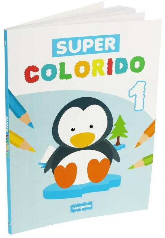 Carte de colorat Super Colorido 1