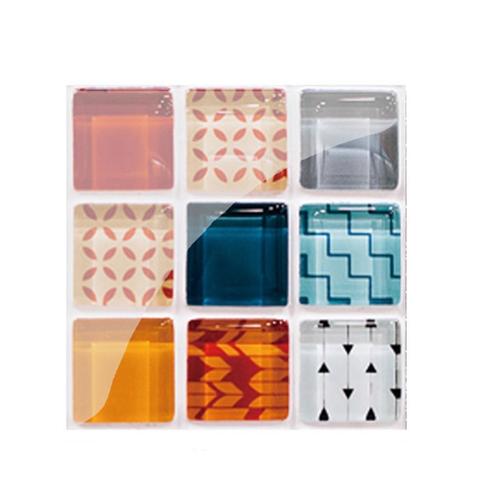 Stickere decorative pentru faianta sau perete Luxer, Set 19 buc, Mozaic ...