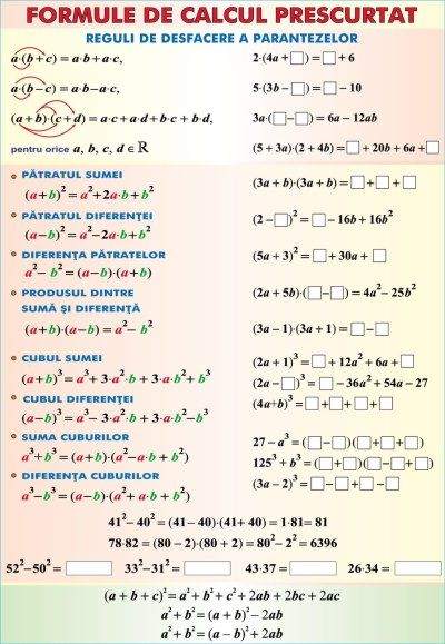 Formule de calcul prescurtat/Arii (duo) - Edu-Lab.ro