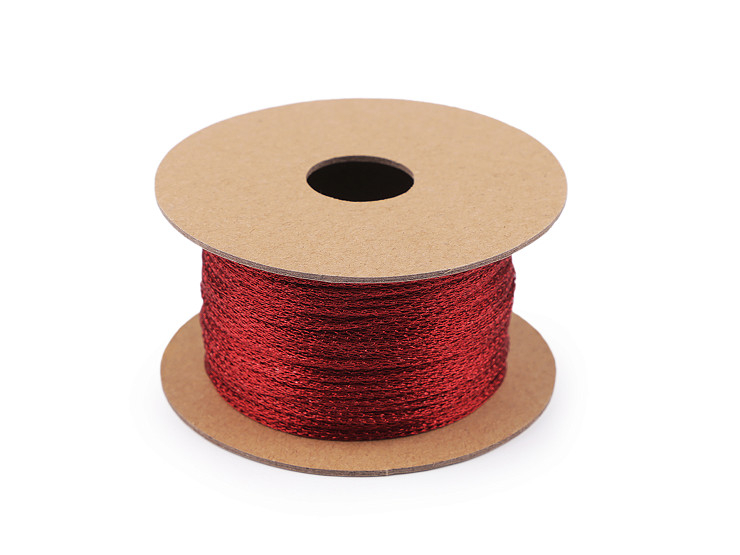 snur sfoara lurex 1mm rola 25m